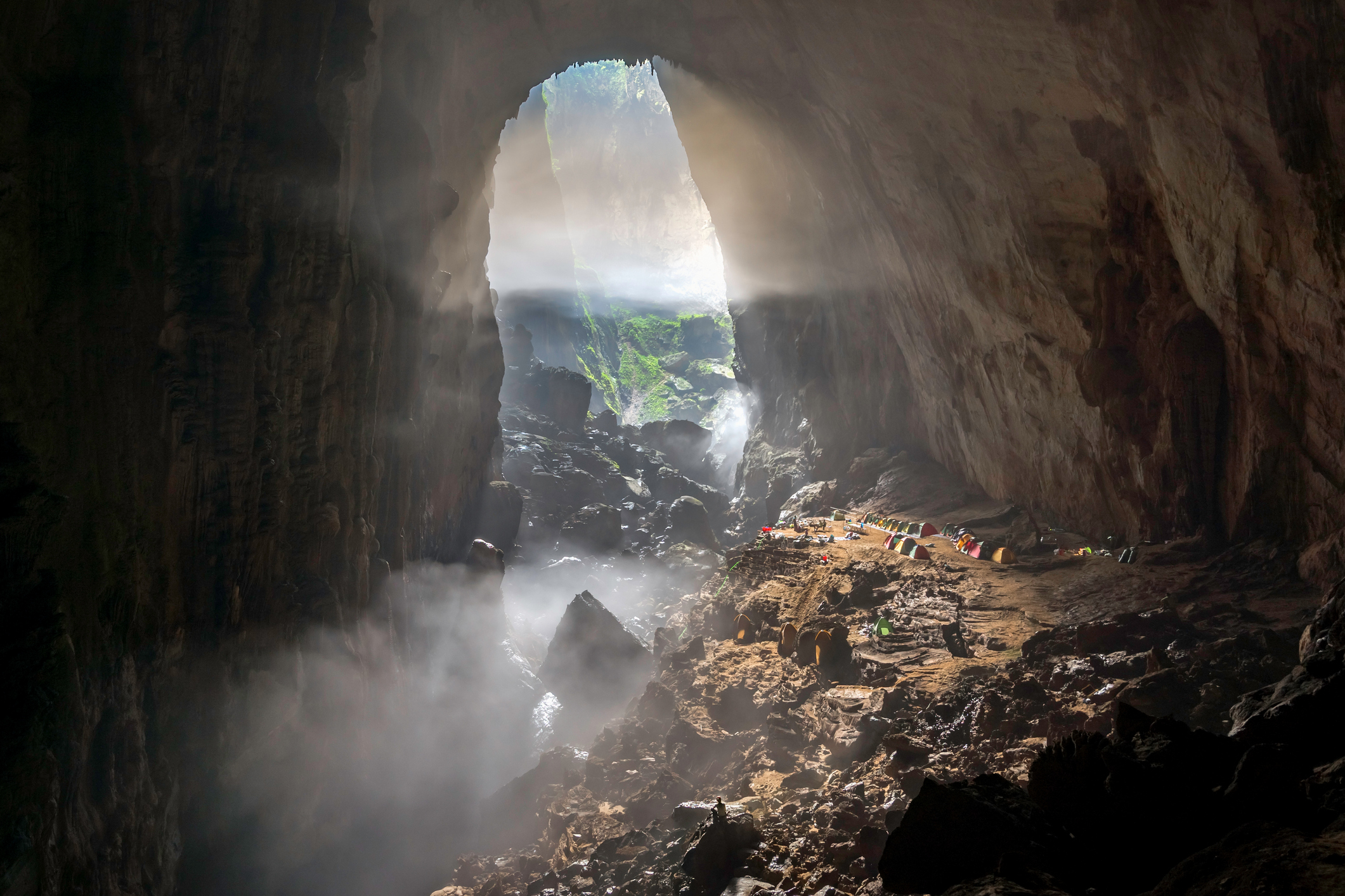 Beautiful Cave Entrance